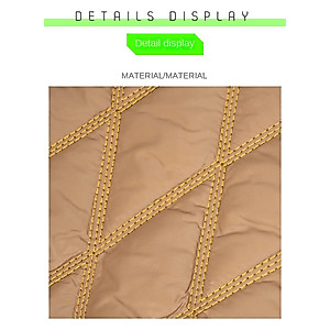 HACODAN Puffer Tote Bag Quilted Crossbody Bag for Women Trendy Puffy Purse Messenger Handbags Down Padded Shoulder Bag (red)