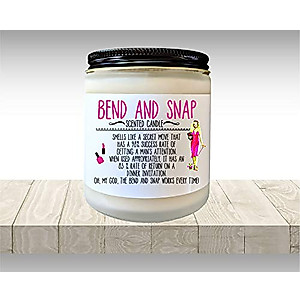 Bend and Snap Legally Blonde Gift Scented Candle Funny Candle Gift for Her Stocking Stuffer Gag Gift Holiday Gift