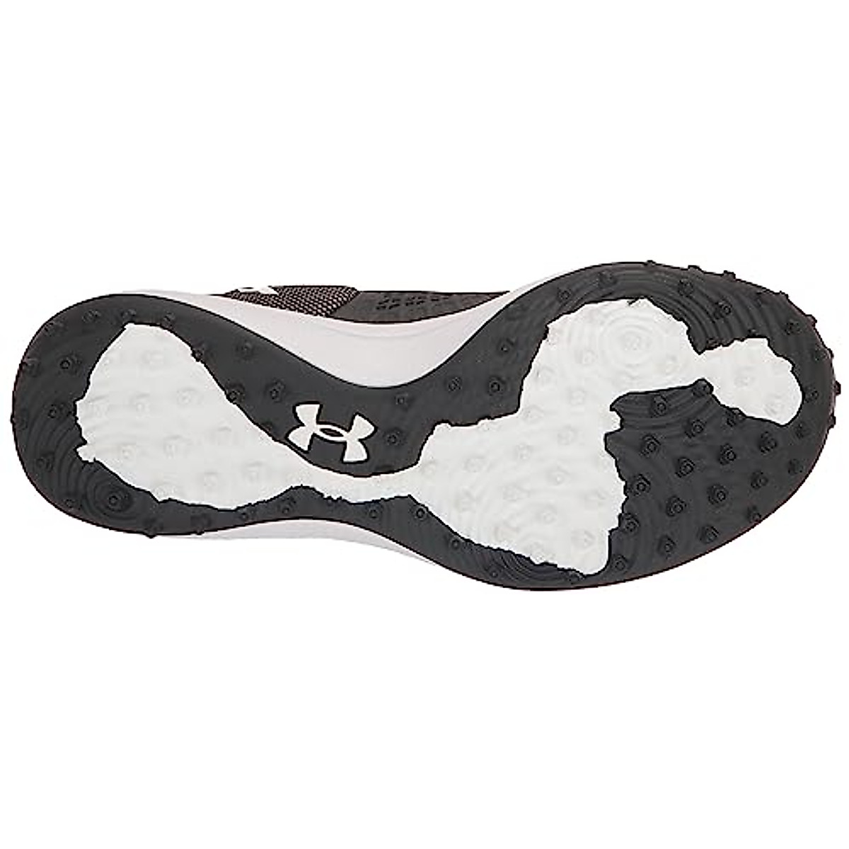 Under Armour Women's Glyde 2.0 Turf, (001) Black/Black/Metallic Silver, 9, US