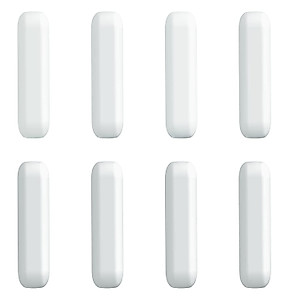 ONiLAB 8PCS 8 * 30mm Magnetic Stirrer Mixer Stir Bars, White Color, Stir Rod Magnetic, Laboratory Magnetic Stir Bar Set,Stir Plate Bar, Stir Plate Magnet Stick