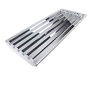 (2) T8 LED High Bay 6 Tube Warehouse Shop Commercial Light Fixture USA Made