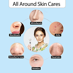 Skin Scrubber Facial Scrubber Blackhead Remover Cleaner Skin Spatula Skin Scraper (White&Gold)