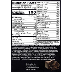 Proti-Thin High Protein Creamy Chocolate Pudding/Shake Mix, 15g Protein, Low Calorie, Low Carb, Low Sugar, No Gluten Ingredients, Aspartame Free, KETO Friendly, Ideal Protein Compatible, 7/Box