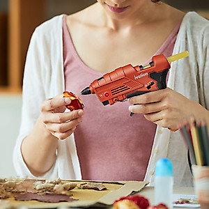 Ivation Cordless Butane Powered Glue Gun, Fast Heat-Up Gas Powered Hot GlueGun with Self-Regulating Temperature for DIY Projects, Arts & Crafts, Woodworking, Home Repairs Gift Decorations & More