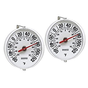Taylor Precision Products Springfield Big and Bold Thermometer with Mounting Bracket (5.25-Inch) - 2 PACK