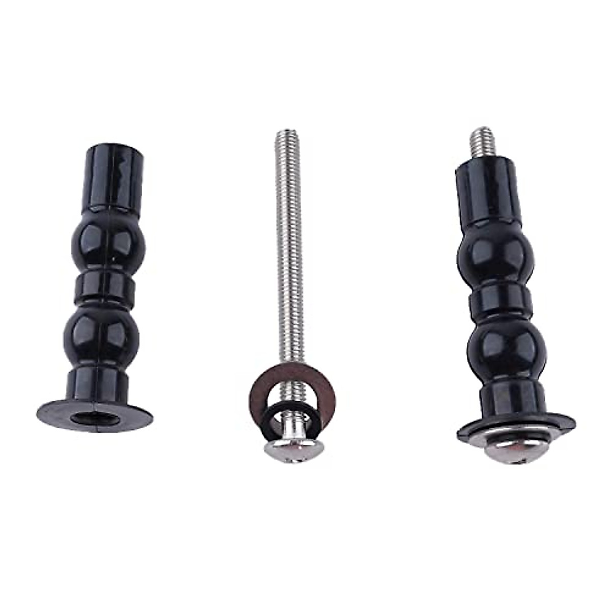 Toilet Seat Hinge Screw Compatible with TOTO Toilet, Expanding Rubber Bolt Top Nuts Set for Top Mount Toilet Seat Tightening Kit Replacement,Toilet Seat Blind Hole Fixing Kit for TOTO Toilets,2 Pack