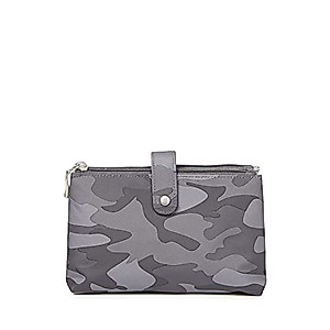 Baggallini womens Carryall Case, Dark Grey Camo Print, One Size US