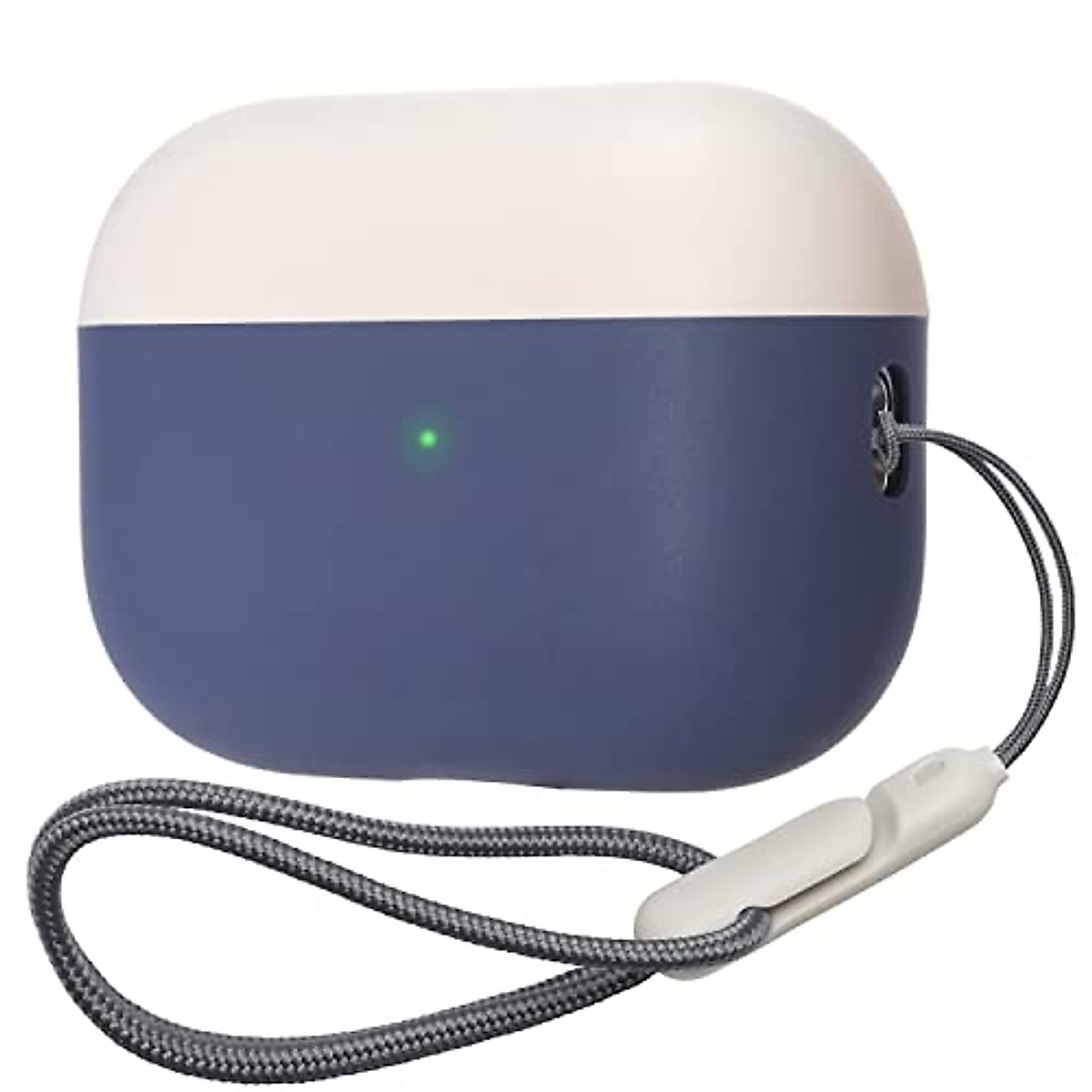 DamonLight Upgrade AirPods Pro 2 Case, Triple Layer Protective Liquid Silicone Case [2 Caps] for AirPods Pro 2nd Generation, 2022 Release Shockproof Friendly Silicone Hard Case (Blue)