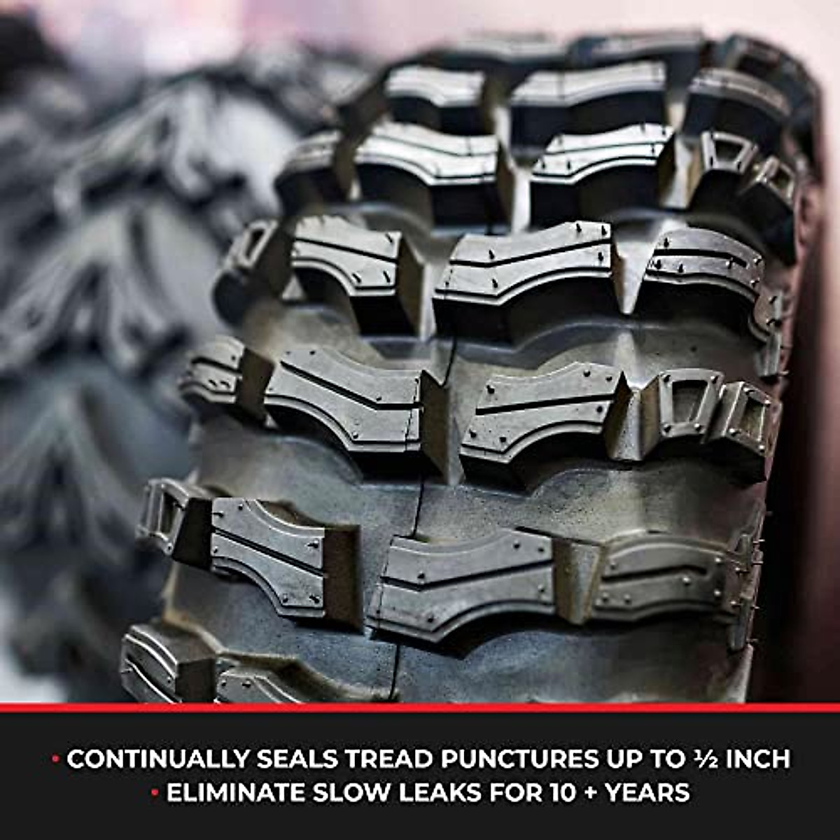 FlatOut Tire Sealant Sportsman Formula - Prevent Flat Tires, Seal Leaks, Contains Kevlar, 32-Ounce Bottle, 4-Pack