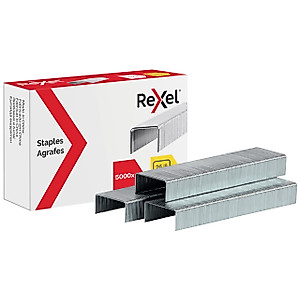 Rexel No.56 26/6 Staples for Standard Staplers, for Stapling Upto 20 Sheets, Use with Desktop Staplers and Pliers, 5000 Count (Pack of 1)