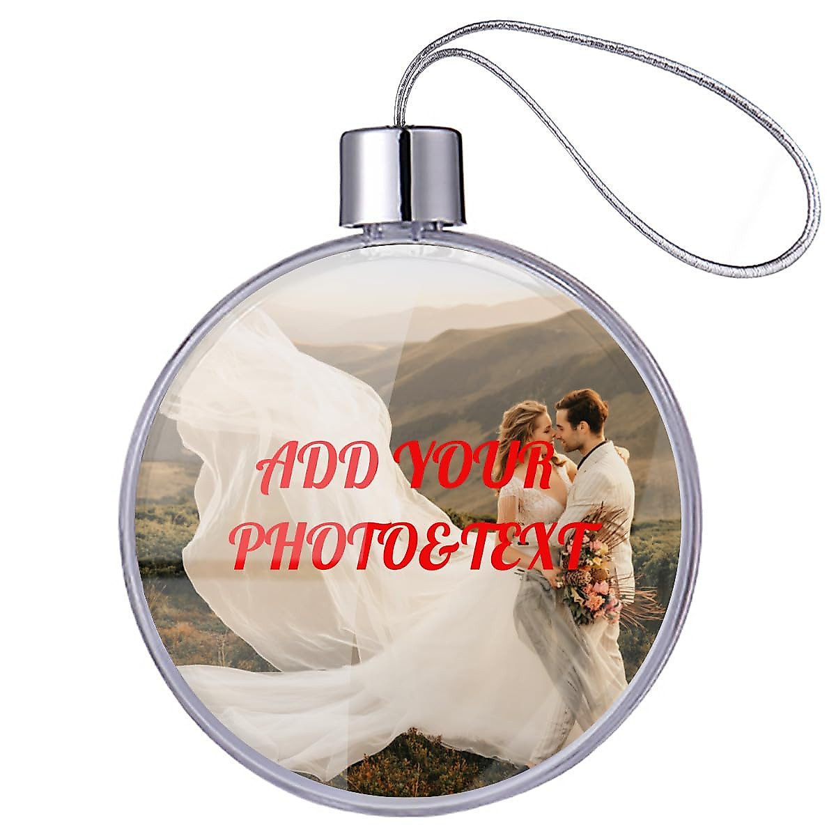 Custom Christmas Ornaments Custom Photo/Text Christmas Ornaments Christmas Tree Ornaments/Party/Decoration
