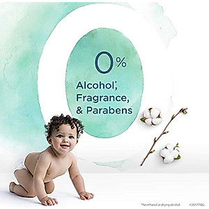 Baby Wipes, Pampers Aqua Pure Sensitive Water Baby Diaper Wipes, Hypoallergenic and Unscented, 56 Count (Pack of 12)