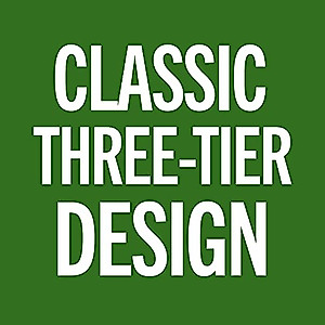 McCormick Gourmet Three Tier Wood 24 Piece Organic Spice Rack Organizer with Spices Included, 29.1 oz