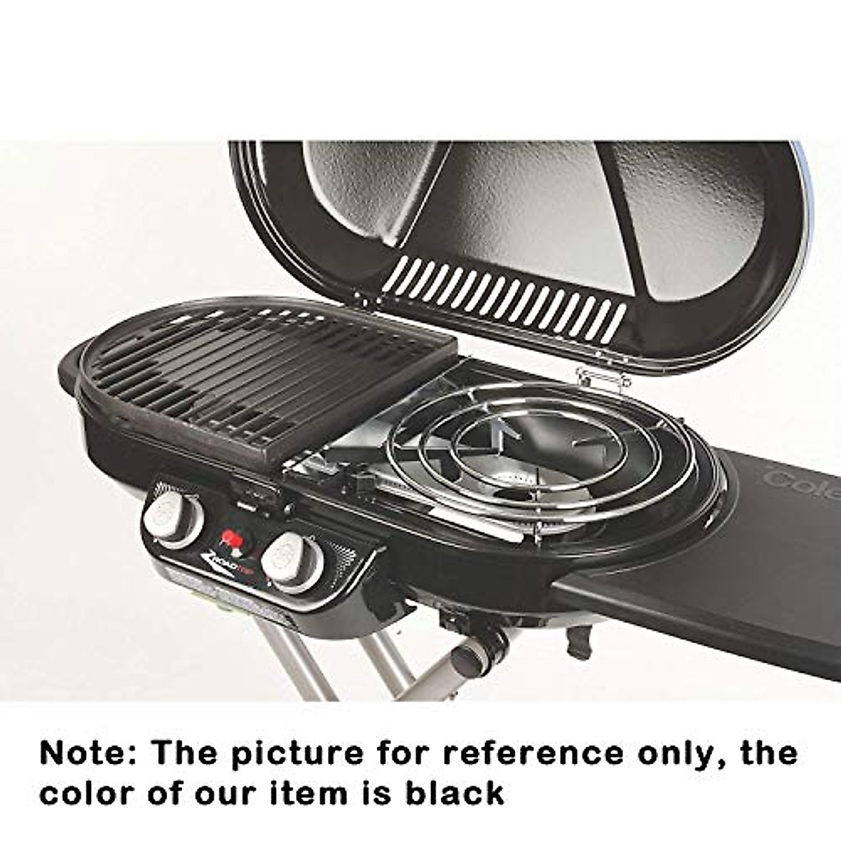 Uniflasy Roadtrip Swaptop Steel Stove Grate Propane Tank Adapter Hose 5 Feet 1lb to 20lb Converter for Coleman Roadtrip Grills and Swaptop