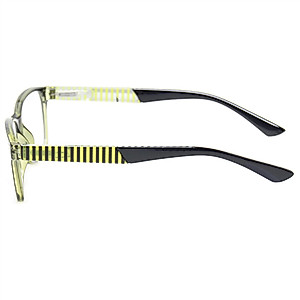 Kerecsen READING GLASSES 5 Pack Fashion Unisex Readers Spring Hinge With Stylish Pattern Designed Glasses (5 MIx Color, 0.75)