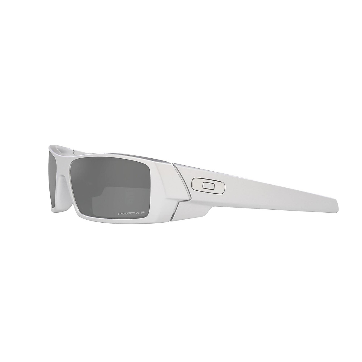 Oakley Men's Oo9014 Gascan Rectangular Sunglasses, X Silver/Prizm Black Polarized, 60 mm