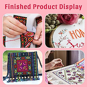 ZXIIXZ Crafts Floss, Cross Stitch Threads, Friendship Bracelets Floss, Cotton Thread Cross-Stitch Thread for Cross Stitching, Embroidery, DIY Bracelets, Friendship Bracelets Floss Craft Projects