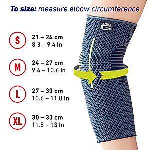 Neo G Elbow Support for Tennis, Golf, Sports, Tendonitis, Joint Pain Relief - Tennis Elbow Support - Golfers Elbow Brace Arm Support - Multi Zone Elbow Compression Sleeve - Breathable, Lightweight - M