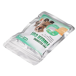 HEEPDD 20Pcs Dog Dental Wipes, Dog Teeth Cleaning Finger Wipes for Dogs Cats, Freshen Breath, Reduce Plaque Tartar, No Brushing