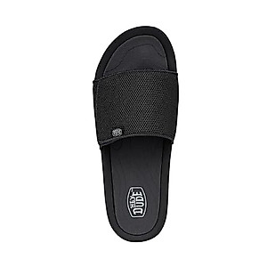 Hey Dude Men's Phoenix Basic Knit Grey Size 7 | Slides | Slip On Sandal | Comfortable & Light-Weight