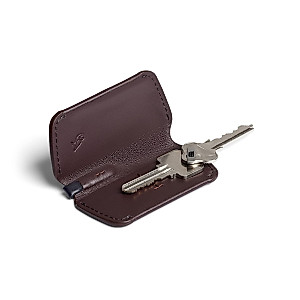 Bellroy Leather Key Cover (Max. 4 keys) - Deep Plum