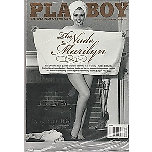 PLAYBOY MAGAZINE, ENTERTAINMENT FOR MEN DECEMBER, 2012 THE NUDE MARILYN