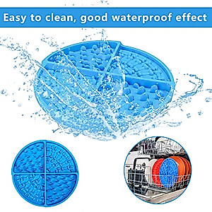 Dog Lick Treat mat Dog Slow Feeder Dog Licking Mat Pet Calming Mat Anxiety Relief Dog Cat Training Lick Wet Food Mat Perfect for Food Mat for Dogs
