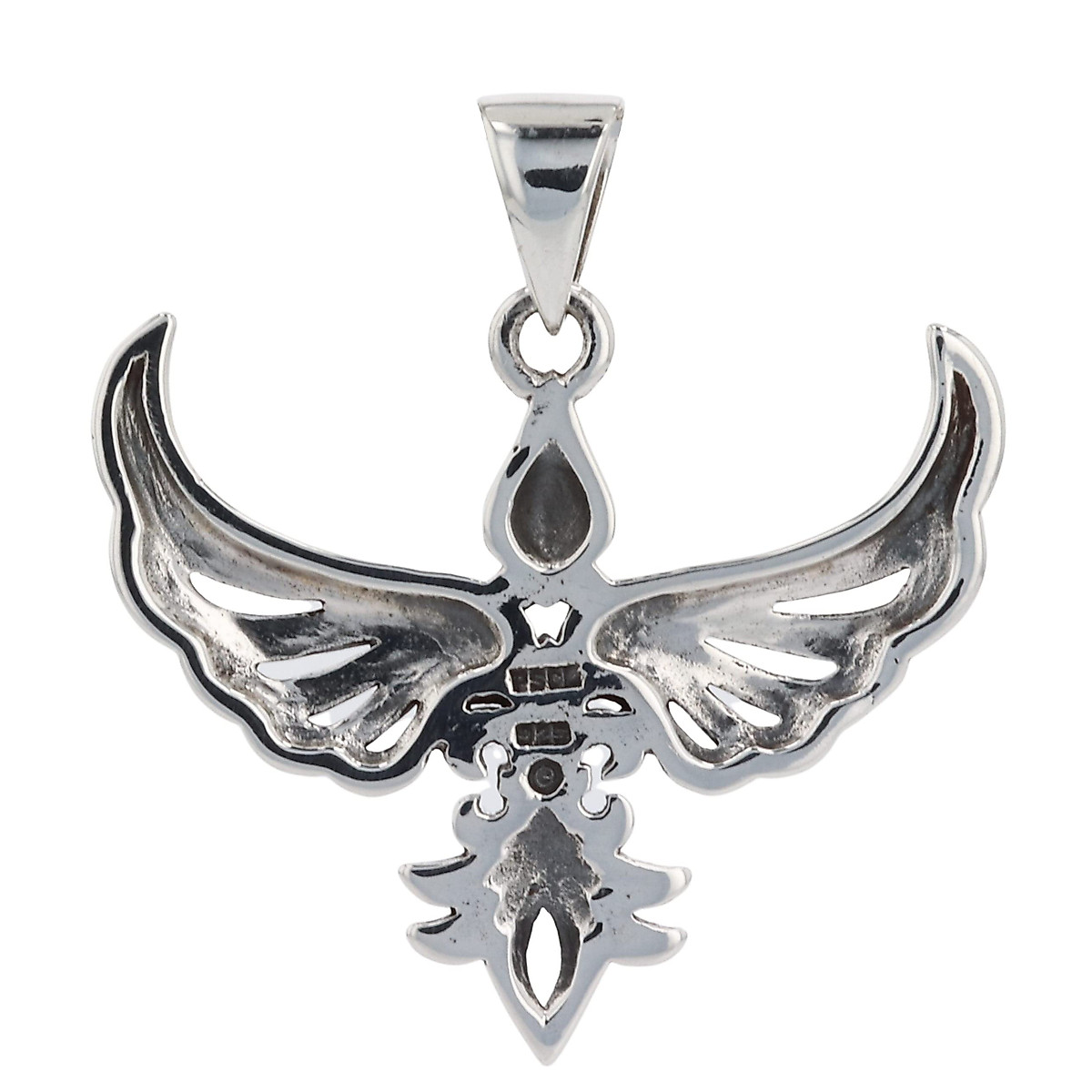 Jewelry Trends Rising Phoenix Modern Style Sterling Silver Pendant