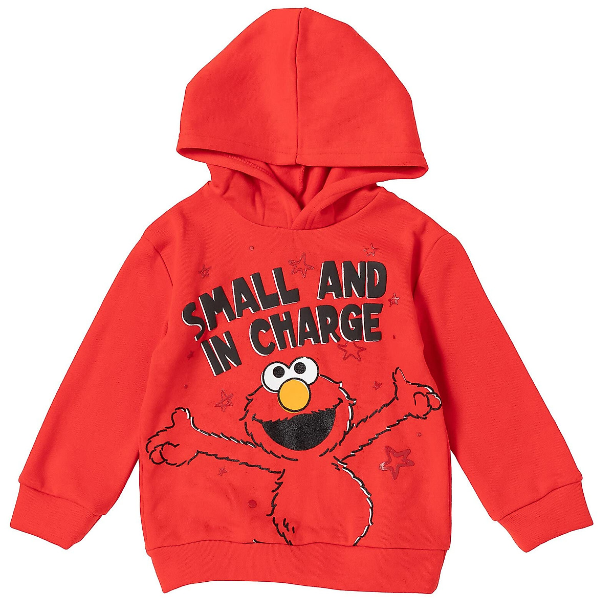 Sesame Street Elmo Toddler Boys Fleece Pullover Hoodie & Pants Red 2T