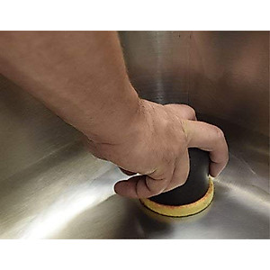 Scratch Pro Kit for Polishing and Repairing Stainless Steel Sinks, with Diamond Buffing Compounds, Reduce The Appearance of Ugly Scratches and Polish Sink for Factory Fresh Look in No Time