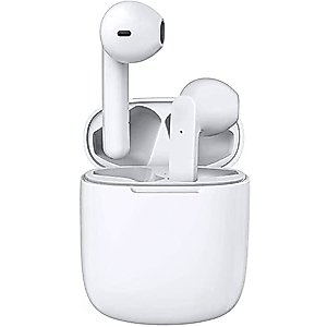 MOHIPI Wireless Earbud Bluetooth 5.0 Headphones Noise Cancelling Air Buds Pods 3D Stereo Ear pods in-Ear Ear Buds with Deep Bass Earphones Sport Headsets for Android/Samsung/Apple iPhone