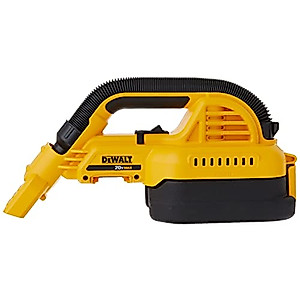 DEWALT 20V MAX Cordless Vacuum, Wet/Dry, Portable, 1/2-Gallon, Tool Only (DCV517B) , Black