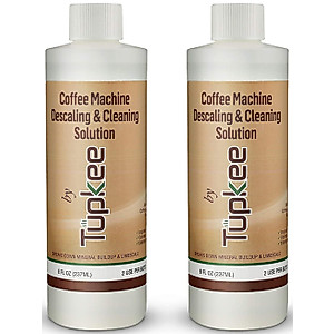 Coffee Machine Descaling Solution - Made in the USA - 2 Uses Per Bottle - Universal Cleaning Descaler for Keurig Coffee Machines, Nespresso, Breville, Delonghi All Single Use Coffee Maker - Pack of 2