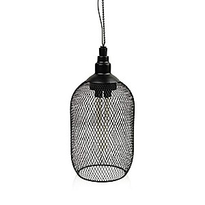 Alpine Corporation QTT391SLR-TM Solar Hanger w/White LED Light, 12", Black