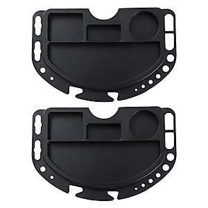 CLISPEED 2pcs Bike Repair Tray Bike Repairing Tool Holder Mechanics Tools Outdoor Bike Parts Bike Repair Stand Bike Maintenance Stand Truing Stand Bike Supplies Component Work Major