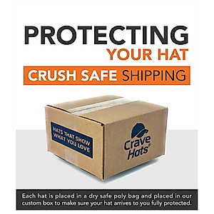 CRAVE HATS Fueled by Coffee Trucker Hat, Coffee Lover Gift, Coffee Gift for Men & Women (Black/Black)