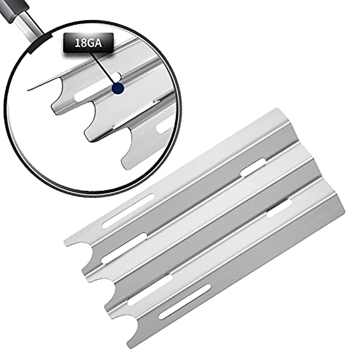 Folocy 14 1/2" Stainless Steel Grill Burners BBQ Gas Grill Replacement Parts for Vermont Castings CF9030, CF9050, VCS5005, VM400, Jenn Air JA460, JA480, JA580, Outdoor Cooking Grill Repair Kit