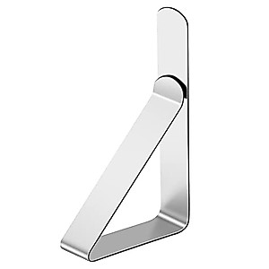Tablecloth Clips, Stainless Steel Tablecloth Clips Ideal Clips for Home, Kitchen, Restaurant, Weeding, Picnic, Patio and Party (12pcs)
