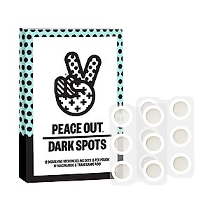 Peace Out Skincare Dark Spots. Dissolving Microstructure Dots to Reduce the Appearance of Dark Spots & Hyperpigmentation, Niacinamide Helps Reveal Clear, Even Skin (12 dots)
