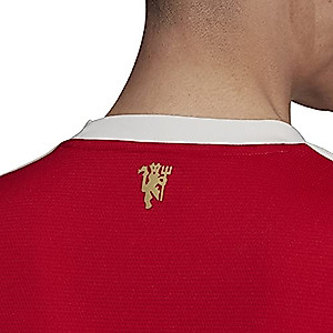 adidas Men's 2021-22 Manchester United Home Jersey (Real Red, Small)