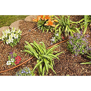 (20-Pack) Drip Irrigation Brown Barbed Adapter Coupling Fittings - Fits 1/2” Inch, 17mm .600” ID Drip Tubing - Made In The USA (1/2" Inch Adapter Coupling 10 Pack)