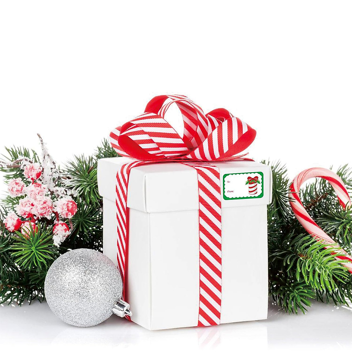 Christmas Sealing Sticker Christmas Stickers Labels Christmas Name Seal sticker8 Pieces of 72 Pieces, Christmas Element Name Label Christmas Label Stickers Decorate Christmas Accessories