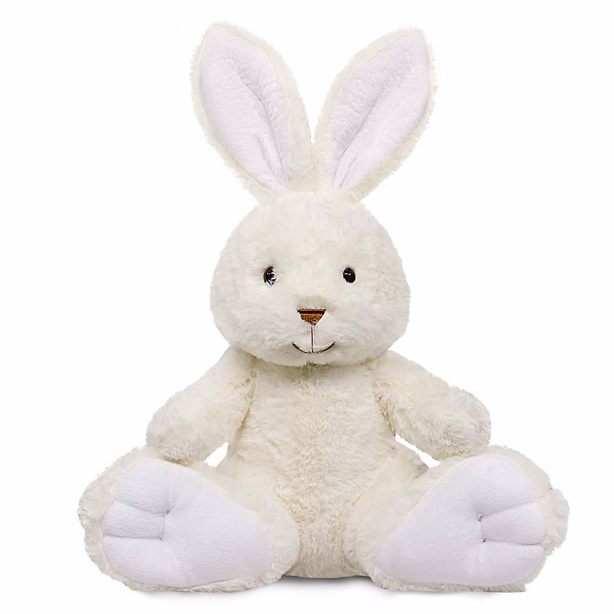 Ivenf Easter Bunny Stuffed Animal 12.5 Inches Tall, Large Plush Rabbit Baby Toy for Boys Girls Kids, Easter Gifts Basket Stuffers