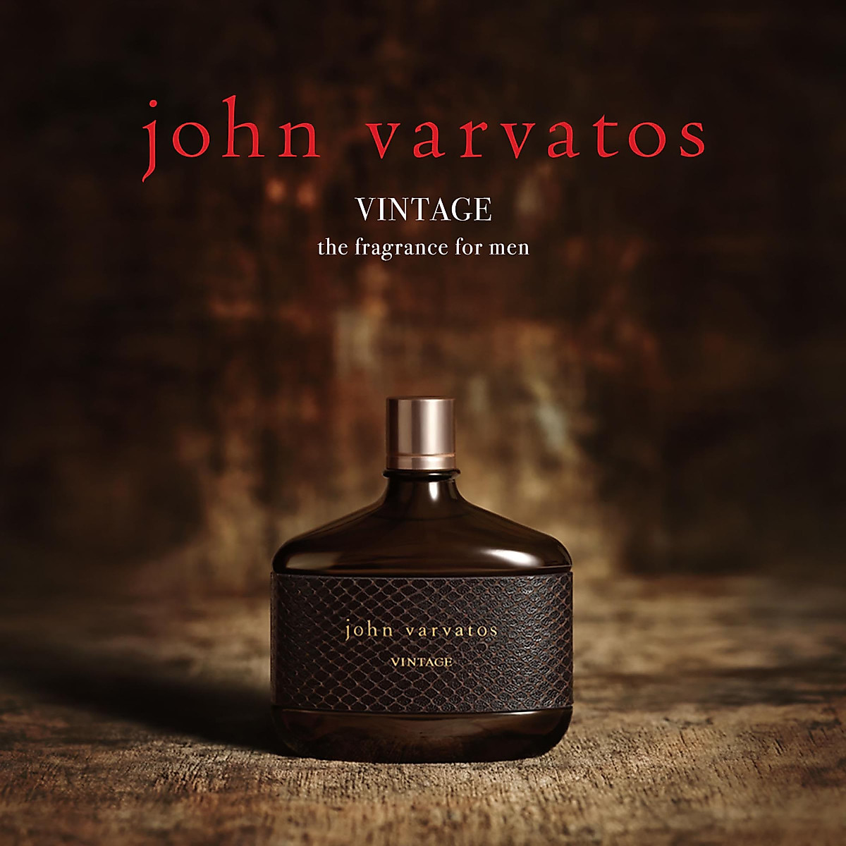 John Varvatos Men's Cologne, Vintage Eau de Toilette EDT Spray, Aromatic Chypre Scent with Notes of Quince Paste, Patchouli & Tobacco Leaf, 2.5 fl oz
