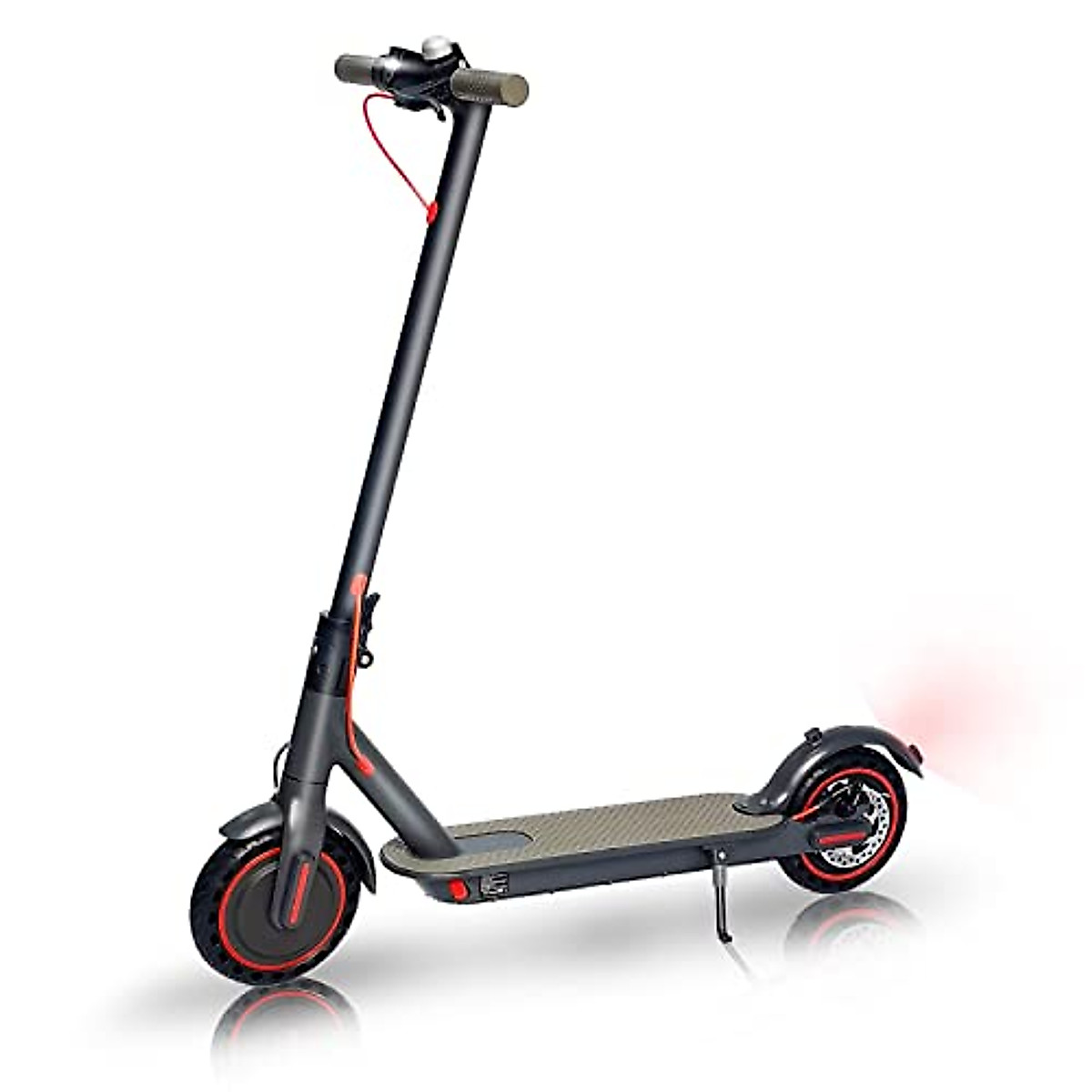 drosery Electric Scooter, 350W Motor 8.5" Solid Tires Electric Scooter Adults, 20 Miles Range 18.6 MPH Speed with App, 36V 10.4Ah Battery, Folding Commuter Scooter Electric for for Adults Kids Teens