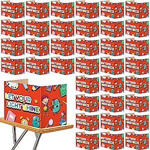 36 Pcs Privacy Boards Bulk, Large Privacy Folders with Bright Color Classroom Desk Shields Dividers, Desk Table Privacy Boards for School Teacher Student Test Study Office, 39 x 14 Inch (Sweet)