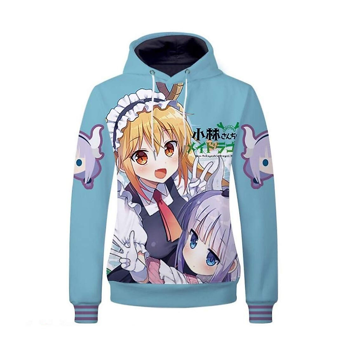 GO2COSY Anime Miss Kobayashi's Dragon Maid Cosplay Tohru Jacket Sweatshirt Fleeces Costume Hoodie