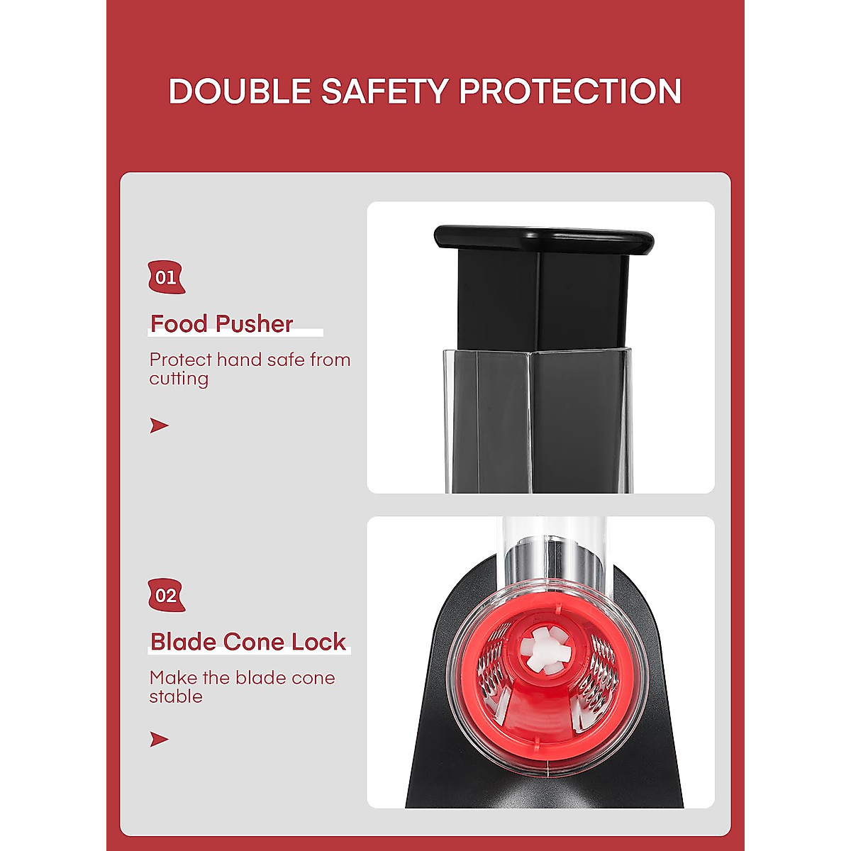 Electric Cheese Grater 150W Cheese Shredder for Home Kitchen Use, One-Touch Control Electric Slicer Shredder Ideal for Cheese, Cucumber, Carrot