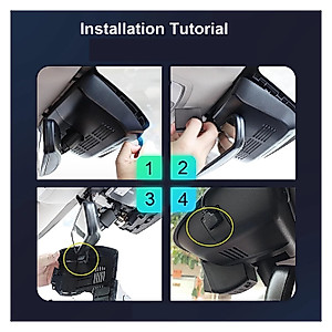 ImstAm Wireless 4K Car Camera,Fitcamx 4K Dash Cam,Car DVR Compatible with HAVAL H6 H9 F7 F7x DARGO, (Color : for DARGO, Size : 4K Dual Cam 128GB), LI1984921