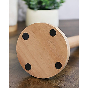 CHAUNCEY HOME Wooden Paper Towel Holder - Kitchen Paper Hanger Rack Bathroom Towel Roll Stand Organizer Simply Standing Countertop Paper Roll Holder
